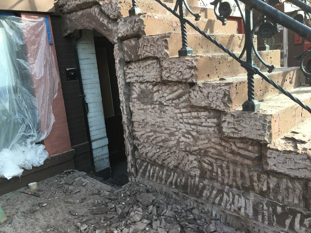 Brownstone Front Stoop Reno | Brownstone Cyclone